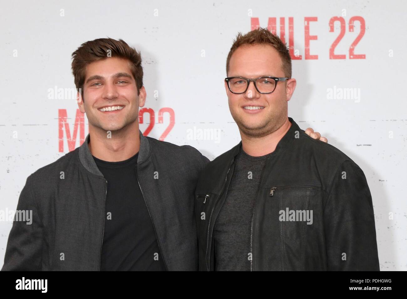 Los Angeles, CA, USA. 9th Aug, 2018. David Bernon, Sam Slater at ...