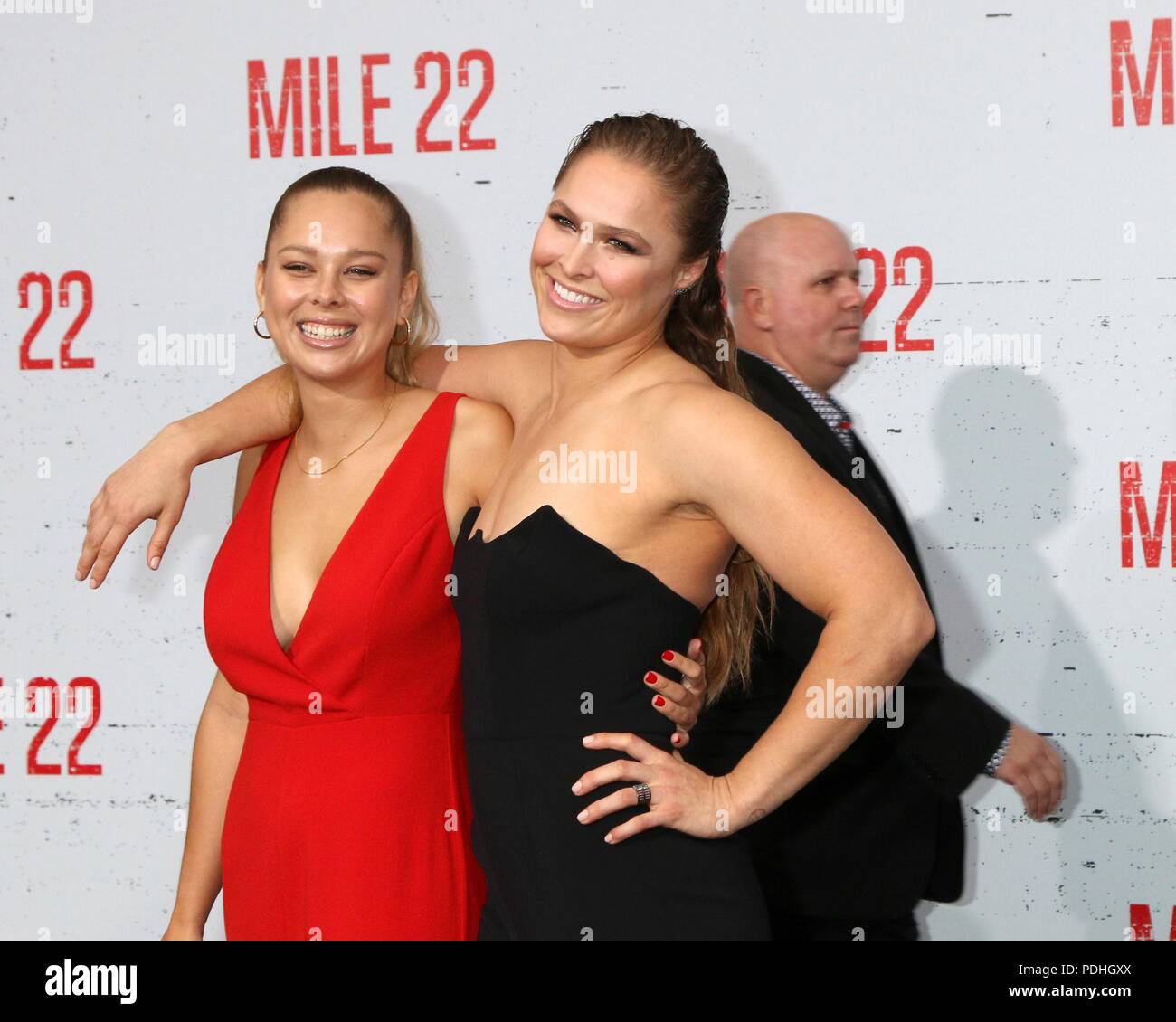 Los Angeles, CA, USA. 9th Aug, 2018. Julia De Mars, Ronda Rousey at ...