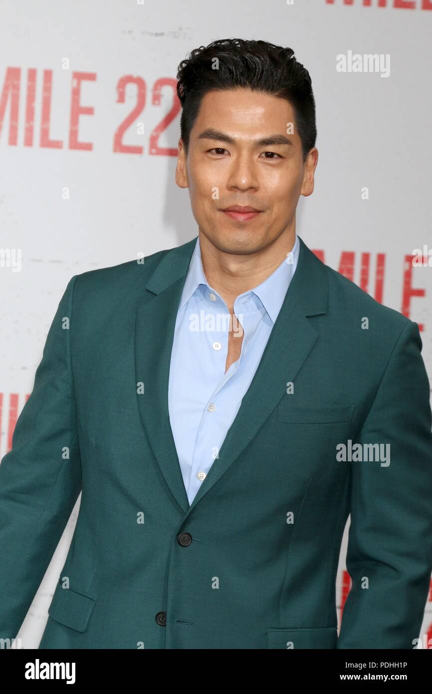 Los Angeles, CA, USA. 9th Aug, 2018. Rich Ting at arrivals for MILE 22 ...