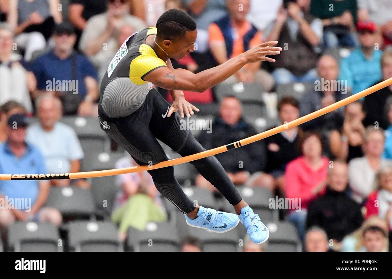 Berlin, Germany. 10th Aug, 2018. European Athletics Championships in the Olympic Stadium: pole ...