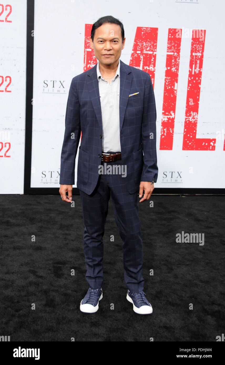 WESTWOOD, CA - AUGUST 09: Actor Ariel Felix attends the premiere of STX ...