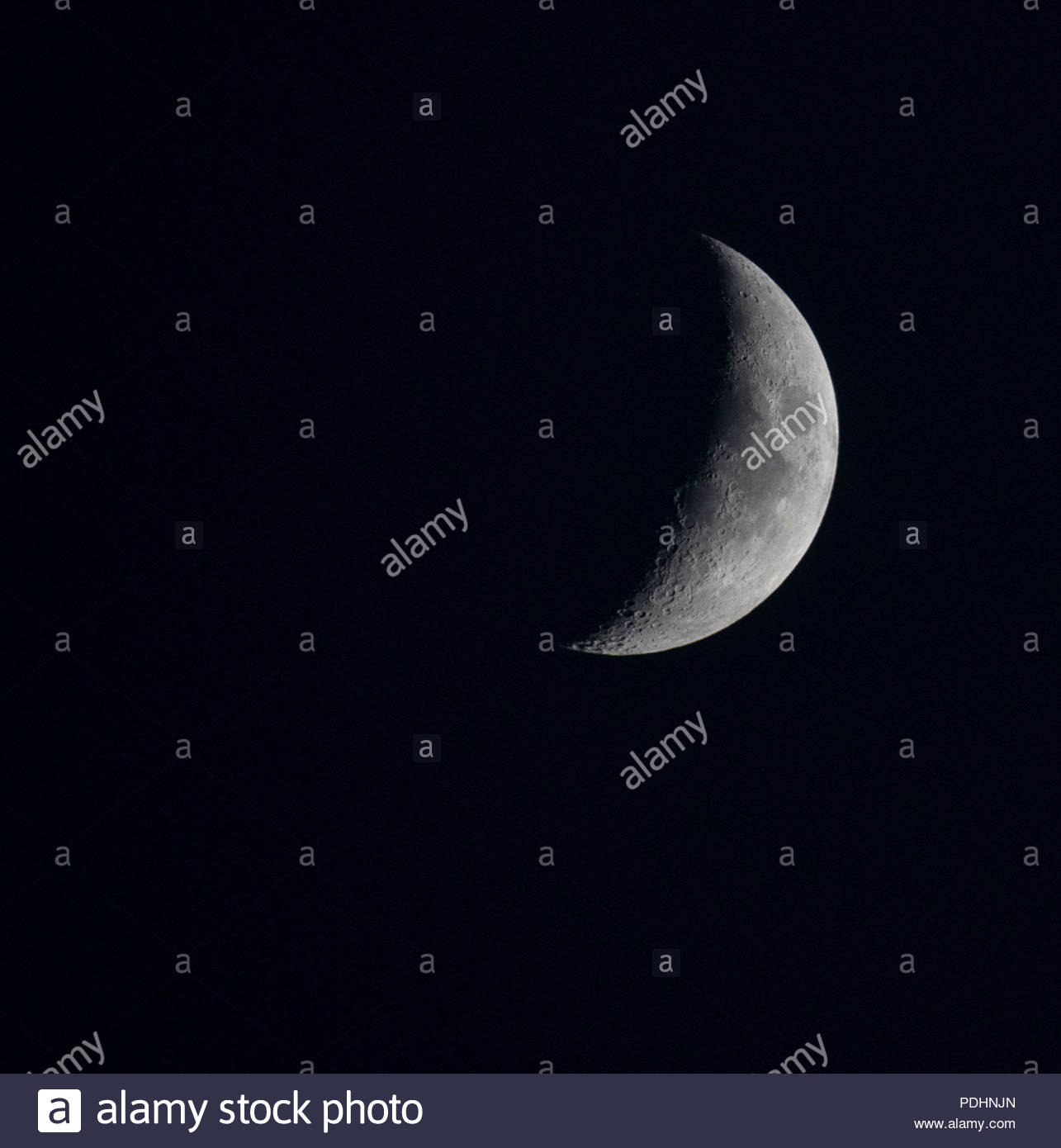 Waxing Moon High Resolution Stock Photography and Images - Alamy