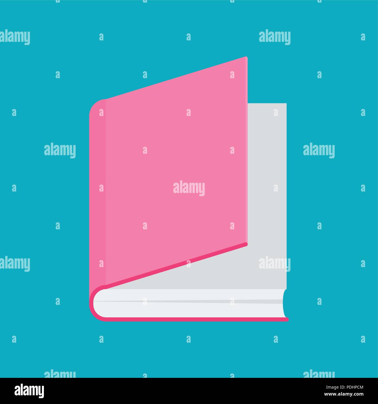 Open close book color Stock Vector Images - Alamy