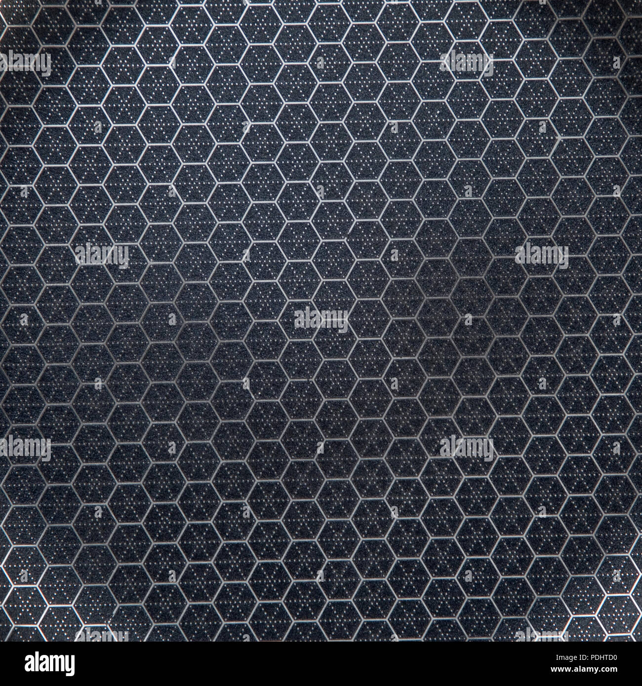 full frame on the coating of frying pan honeycomb design Stock Photo ...