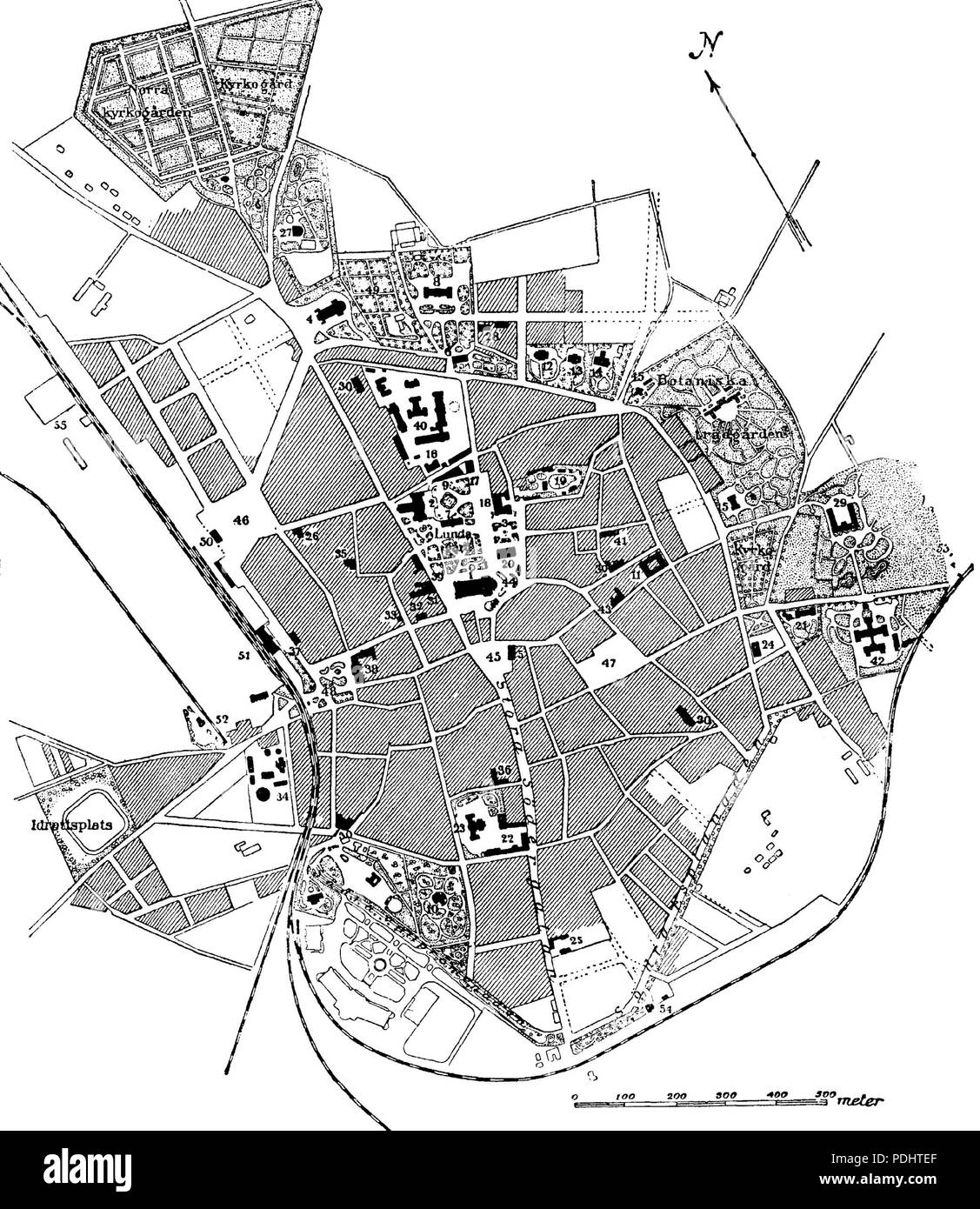 Map of lund hi-res stock photography and images - Alamy