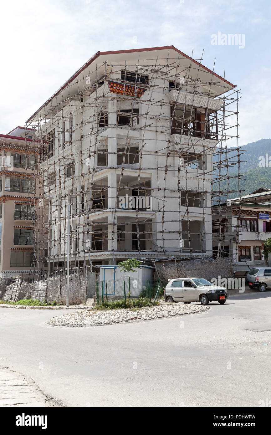 The city of Thimphu, capital of Bhutan Stock Photo - Alamy