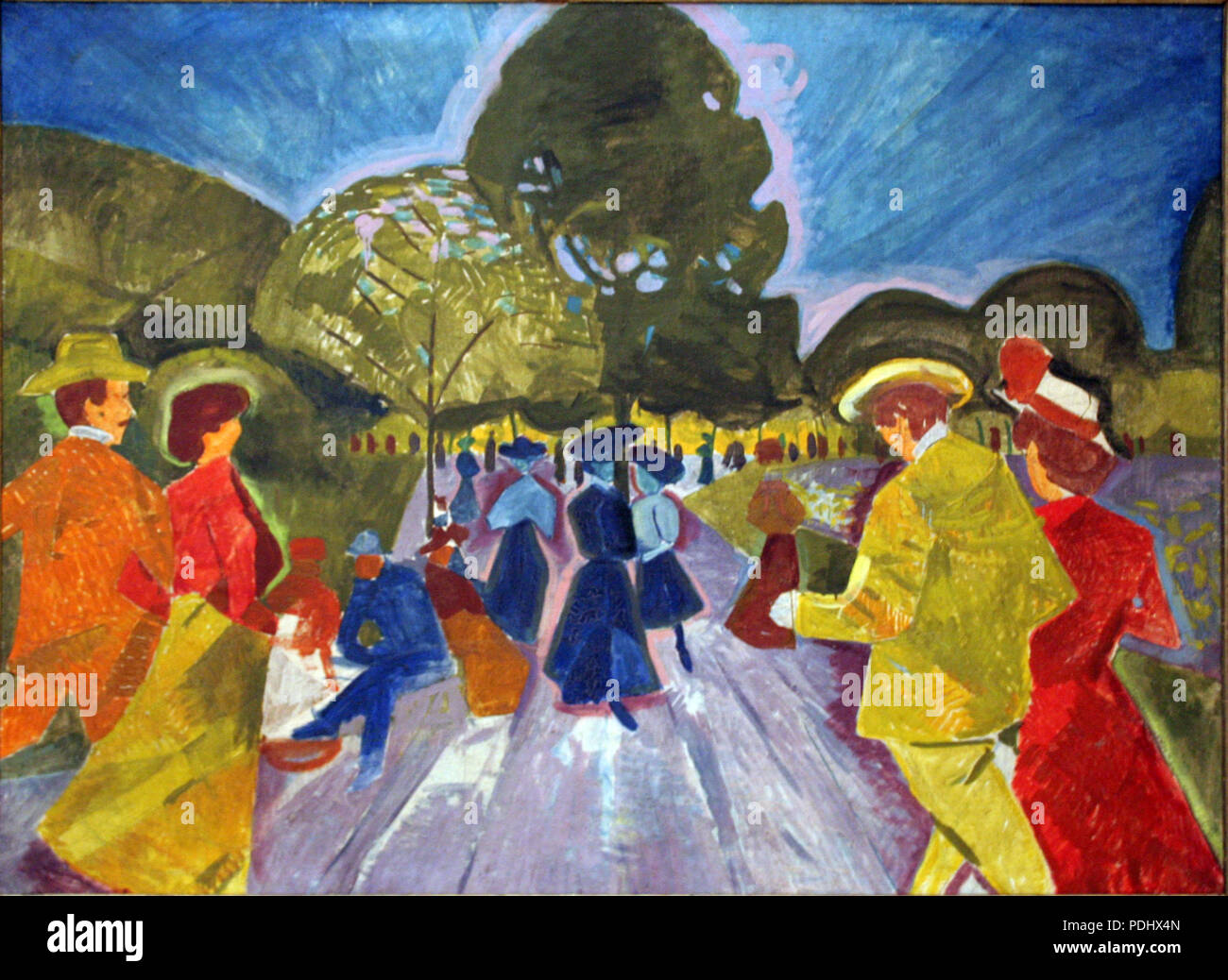 31 Promenade in the Rieger gardens Stock Photo - Alamy