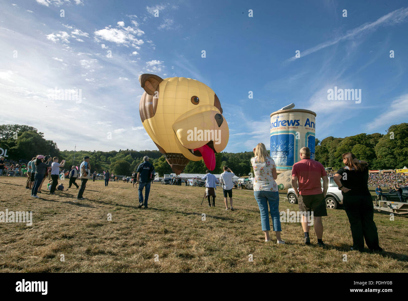Tethered balloons in the main arena at the Bristol International ...