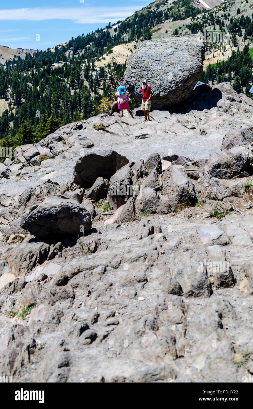 Mount lassen bumpass hell hi-res stock photography and images - Alamy