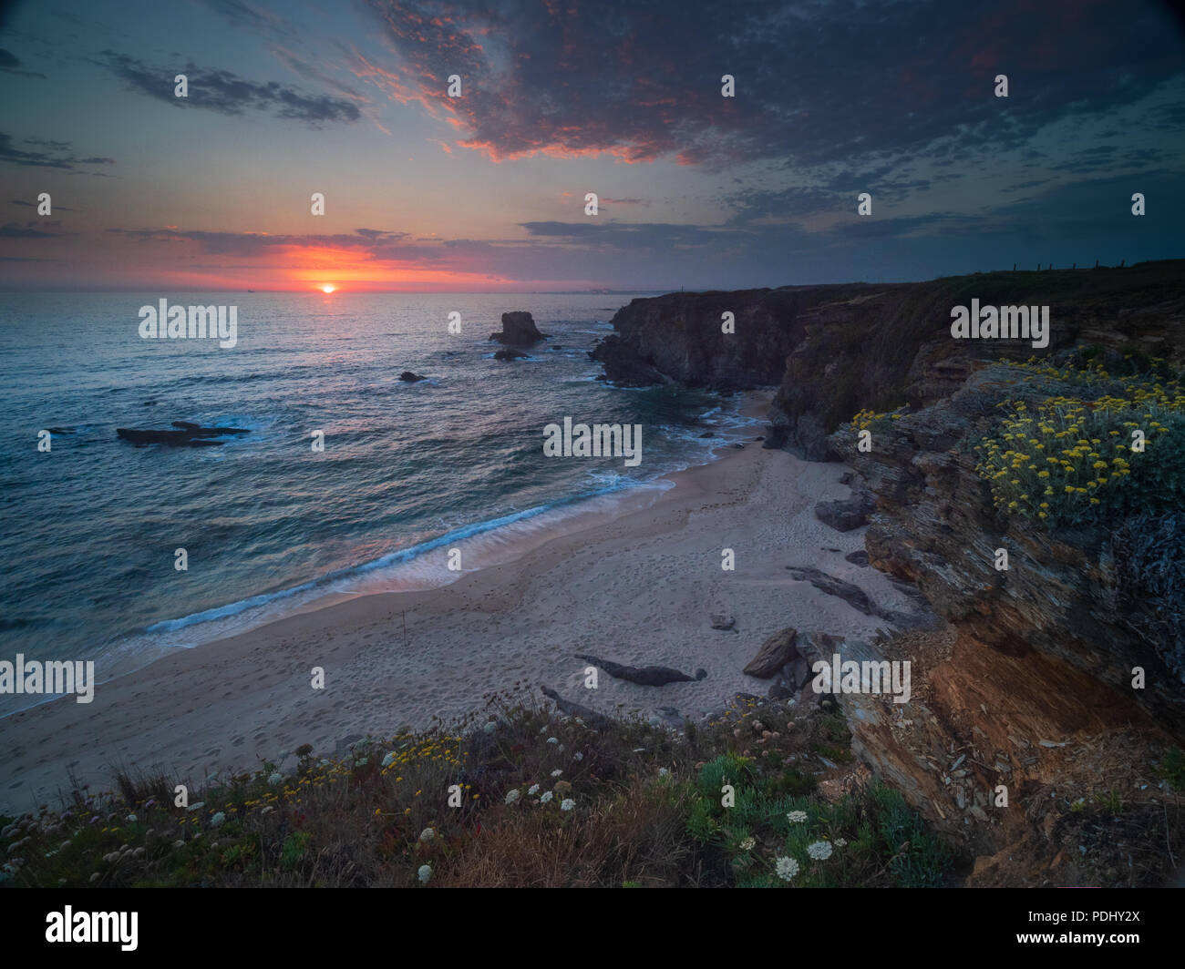 Praia da Samoqueira, Portugal Stock Photo - Alamy