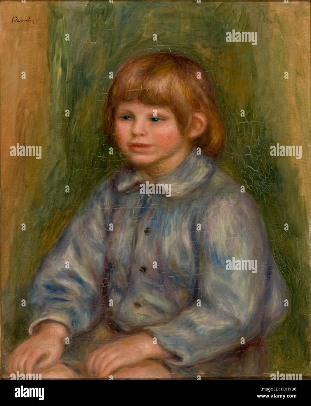 31 Renoir - Retrato de Claude Renoir Stock Photo - Alamy