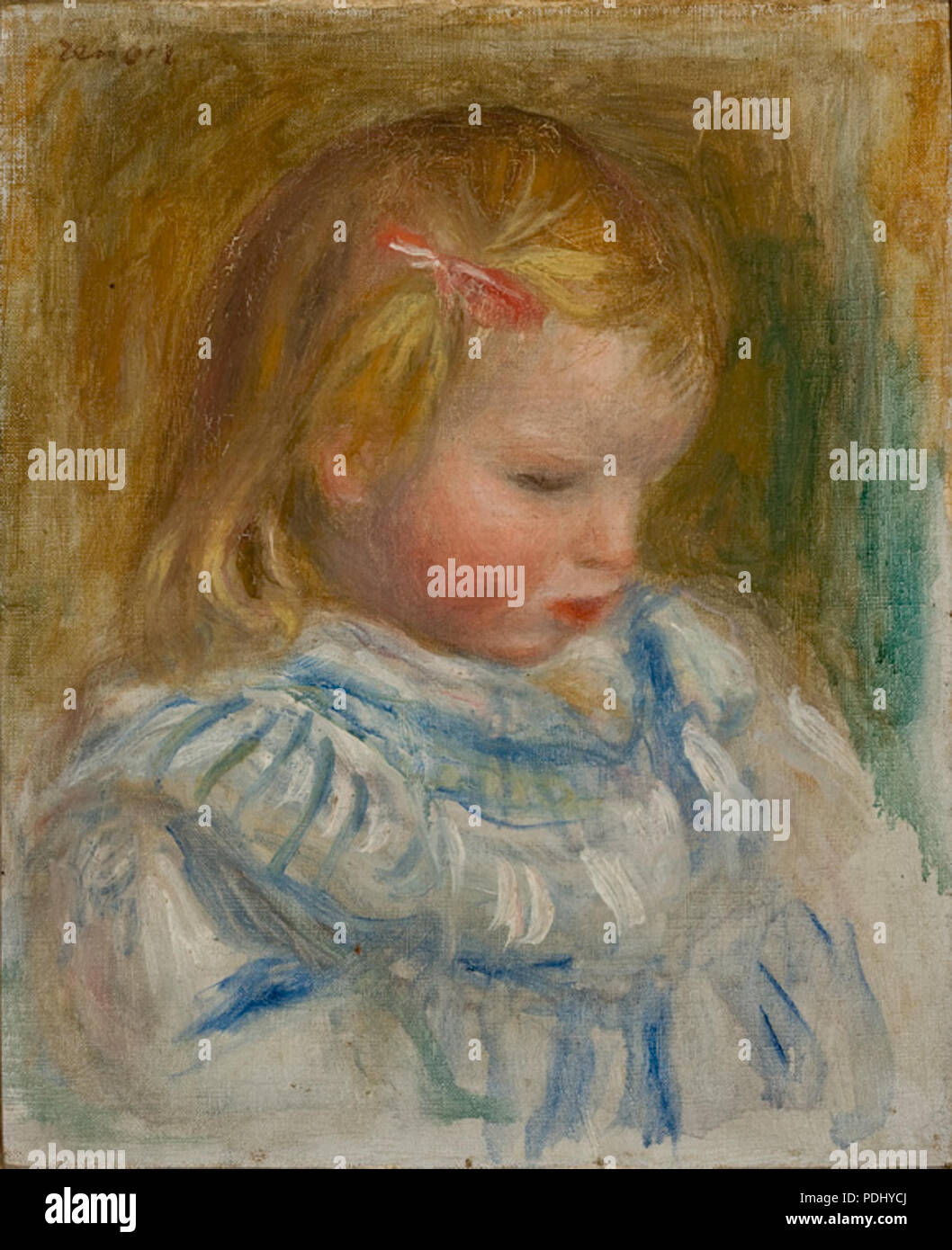 31 Renoir - Retrato de Coco Stock Photo - Alamy