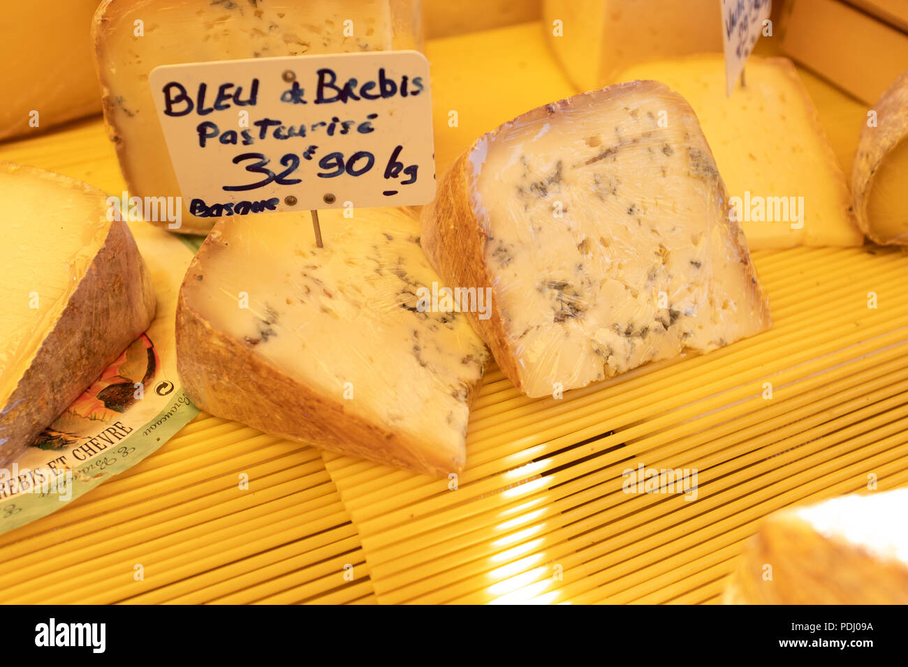 Cheese Stand, Saint-Cezaire-sur-Siagne, France Stock Photo - Alamy