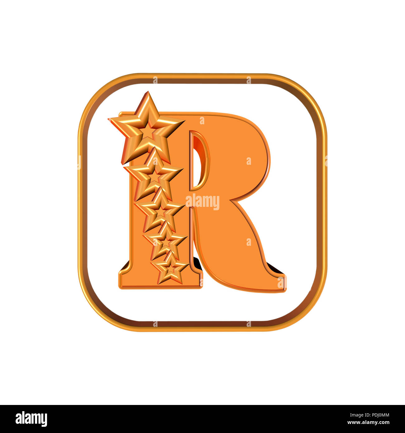 R star Cut Out Stock Images & Pictures - Alamy