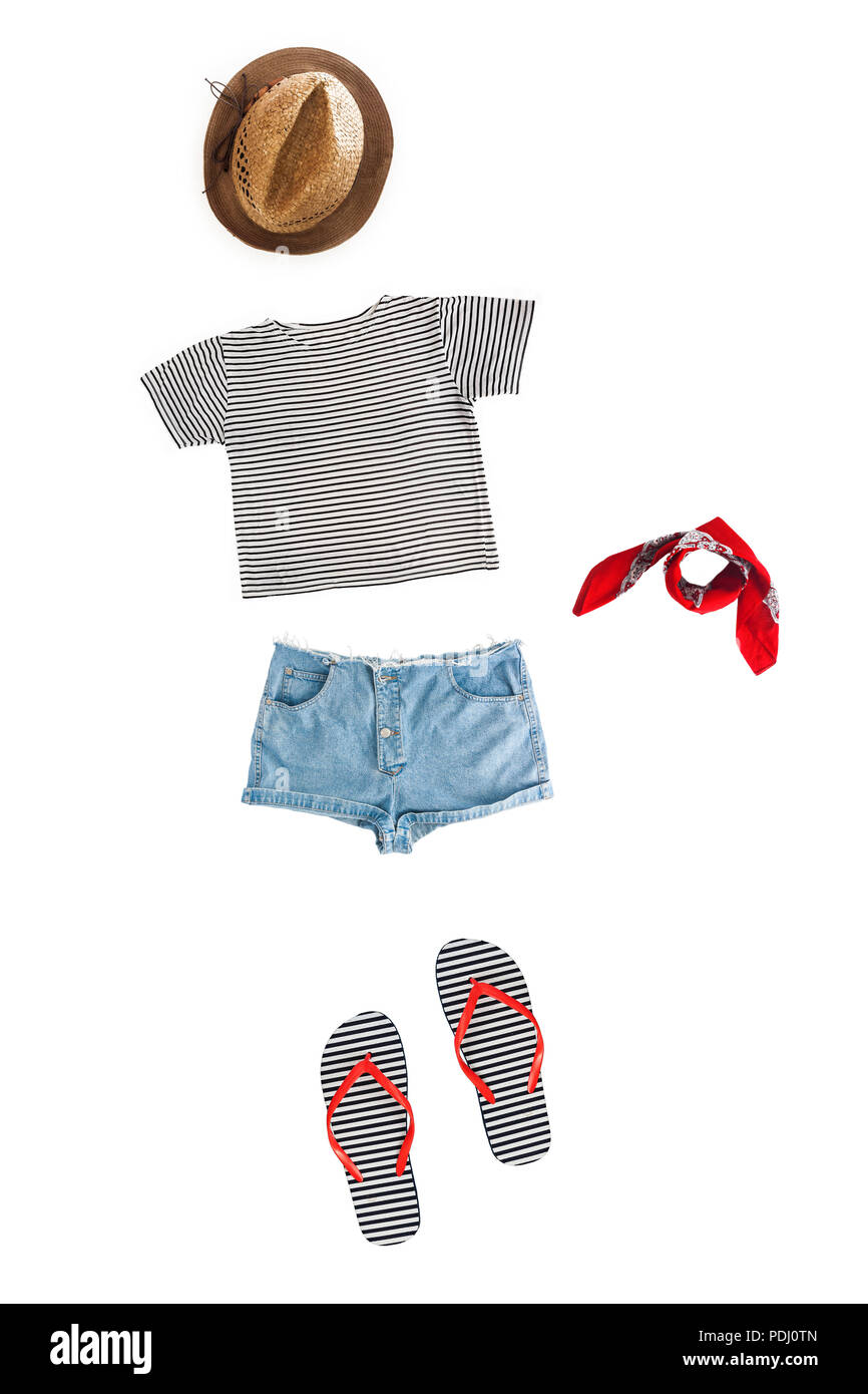 Flat lay view woman hi-res stock photography and images - Alamy