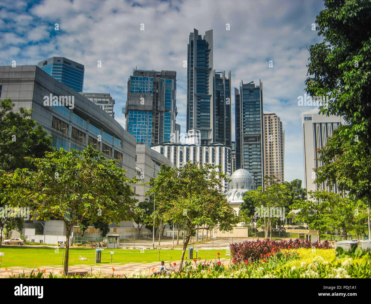 Masjid Asy-Syakirin in KLCC park, Kuala Lumpur, Malaysia Stock Photo ...