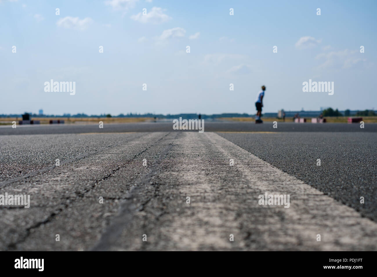 Runway low angle empty hi-res stock photography and images - Alamy