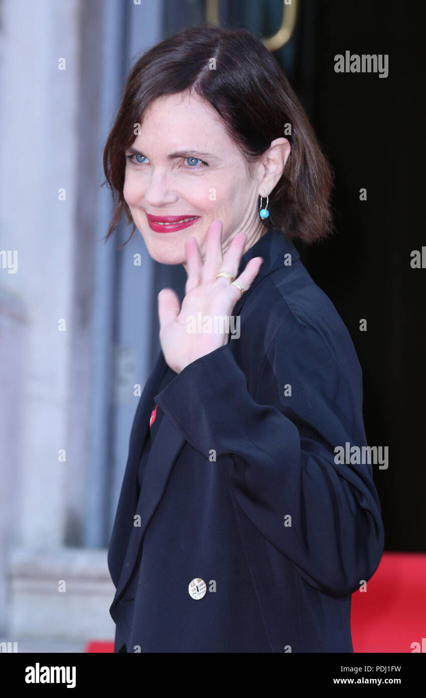 Elizabeth mcgovern arriving uk premiere wife somerset house hi-res ...