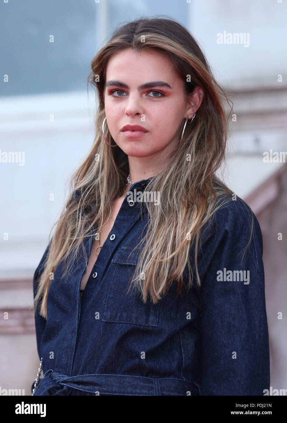 Bee Beardsworth arriving at the UK premiere of The Wife at Somerset ...