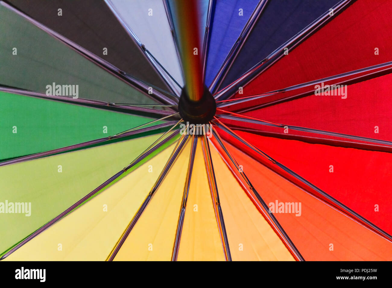 Colorful background. Colorful umbrella close-up Stock Photo - Alamy