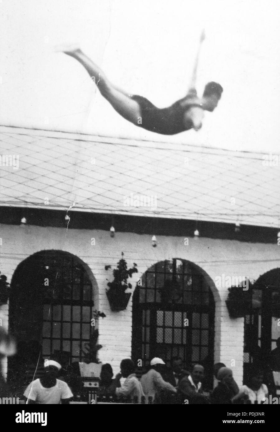 Acrobatic movement Black and White Stock Photos & Images - Alamy