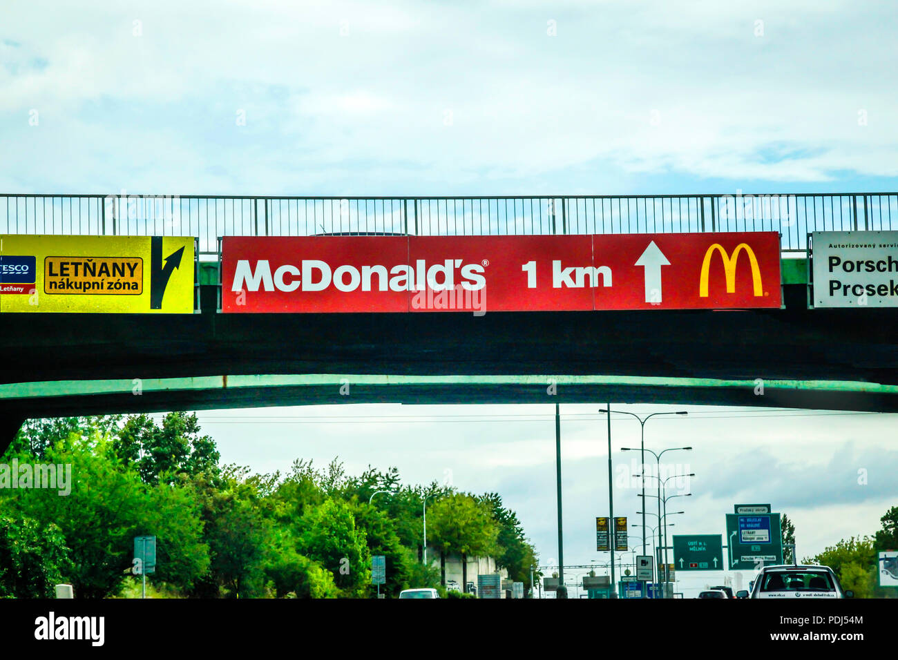Mcdonalds banner hi-res stock photography and images - Alamy