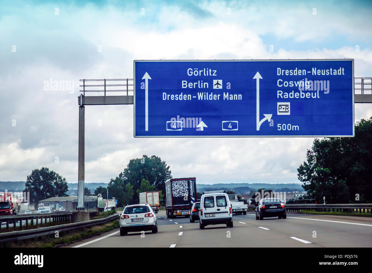 Autobahn sign hi-res stock photography and images - Alamy