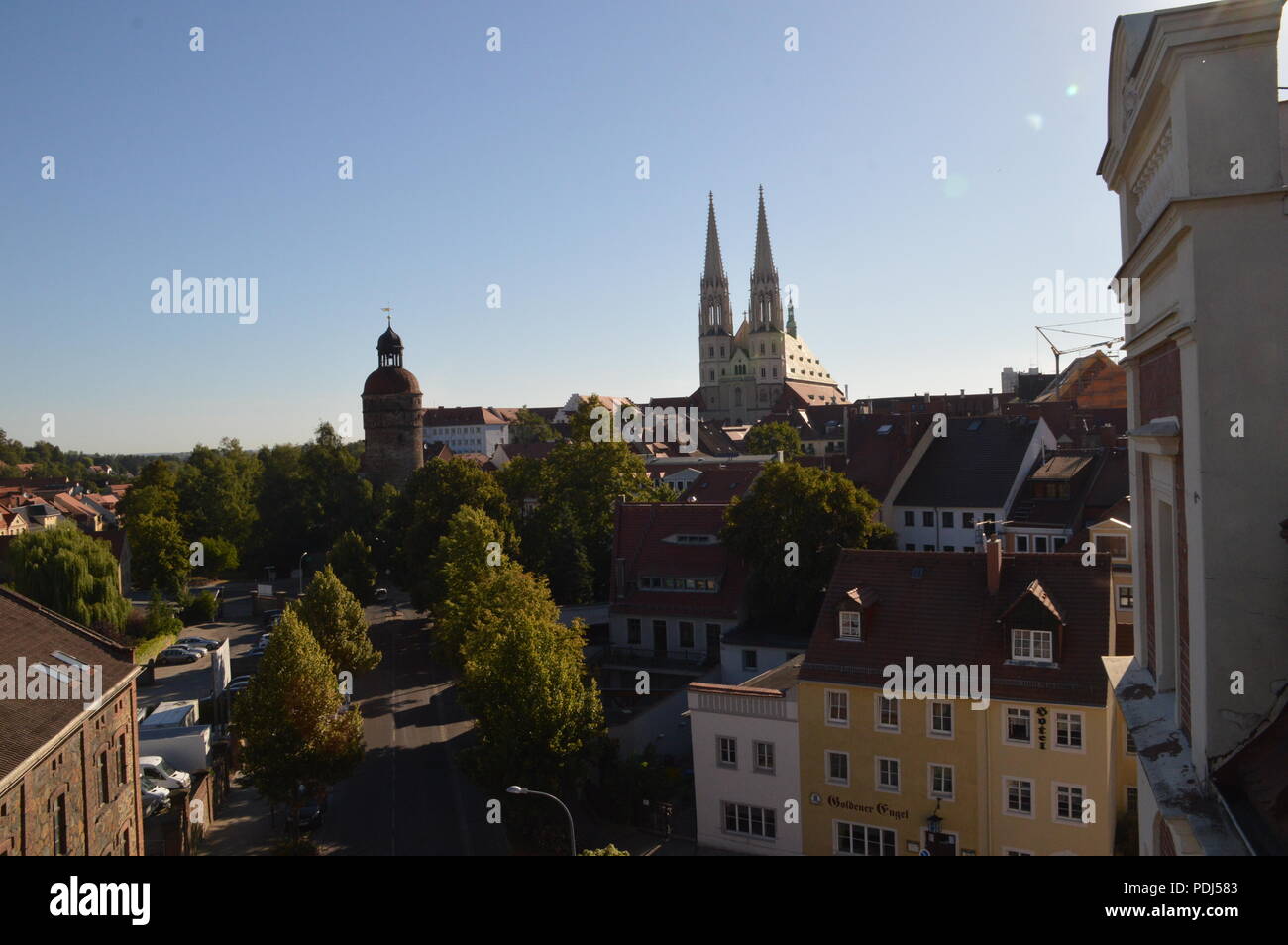 goerlitz saxony sachsen germany deutschland luftbild air view altstadt ...