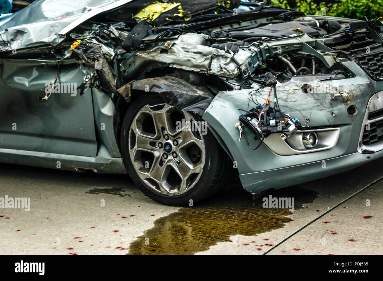 Car accident on highway autobahn hi-res stock photography and images ...