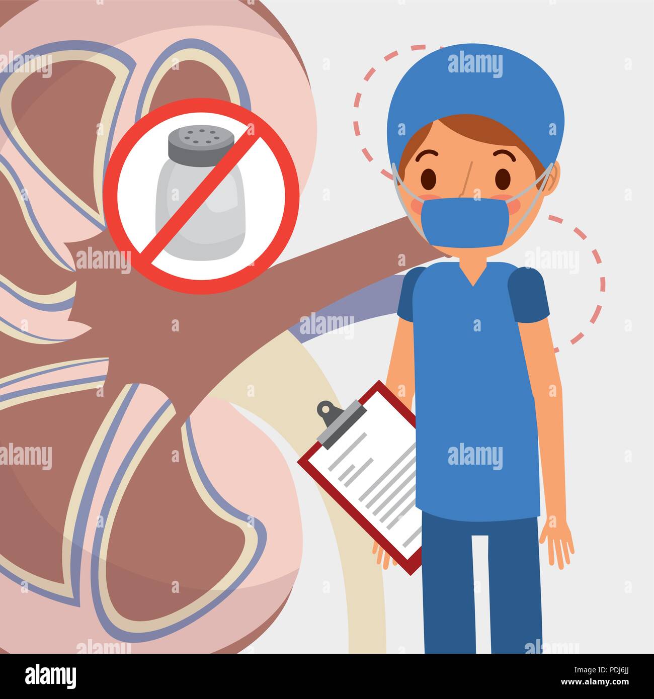 No salt Stock Vector Images - Alamy