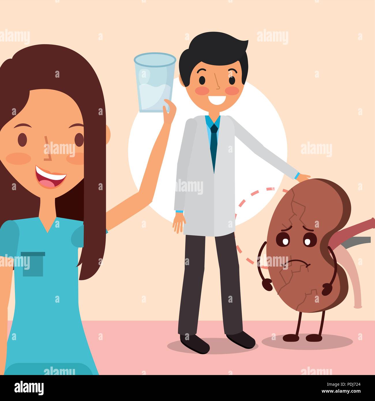 Healthy liver woman Stock Vector Images - Alamy