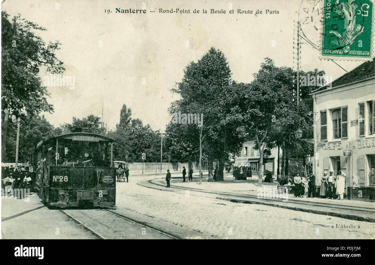 8 Abeille 19 - NANTERRE - Rond-point de la Boule et Route de Paris ...