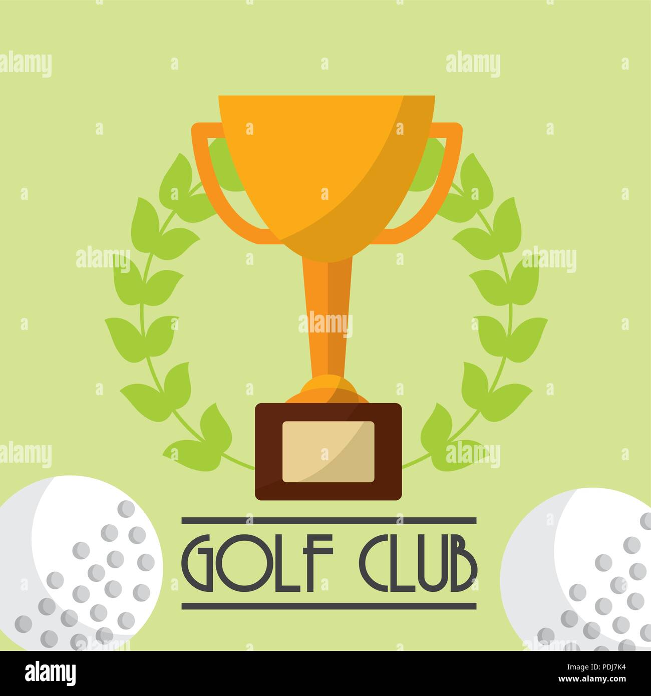 Golf Club Championship Trophy Vector High Resolution Stock Photography ...