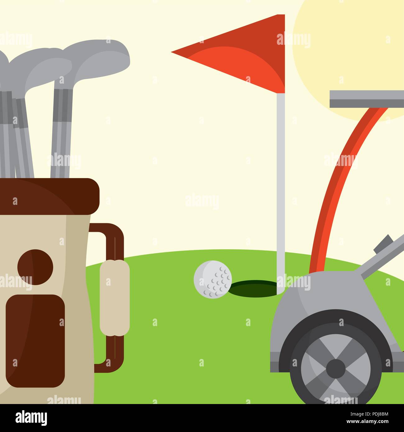 Car green flag Stock Vector Images - Alamy