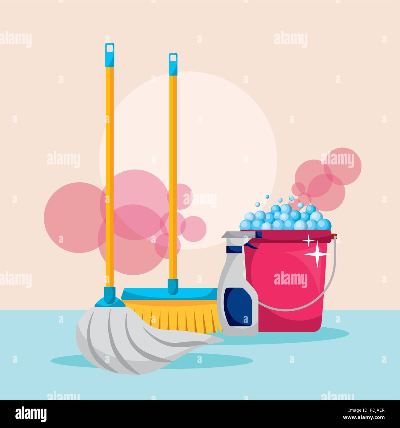 spring cleaning concept Stock Vector Image & Art - Alamy