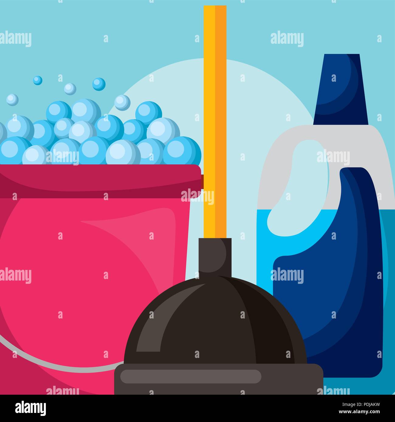 spring cleaning concept Stock Vector Image & Art - Alamy