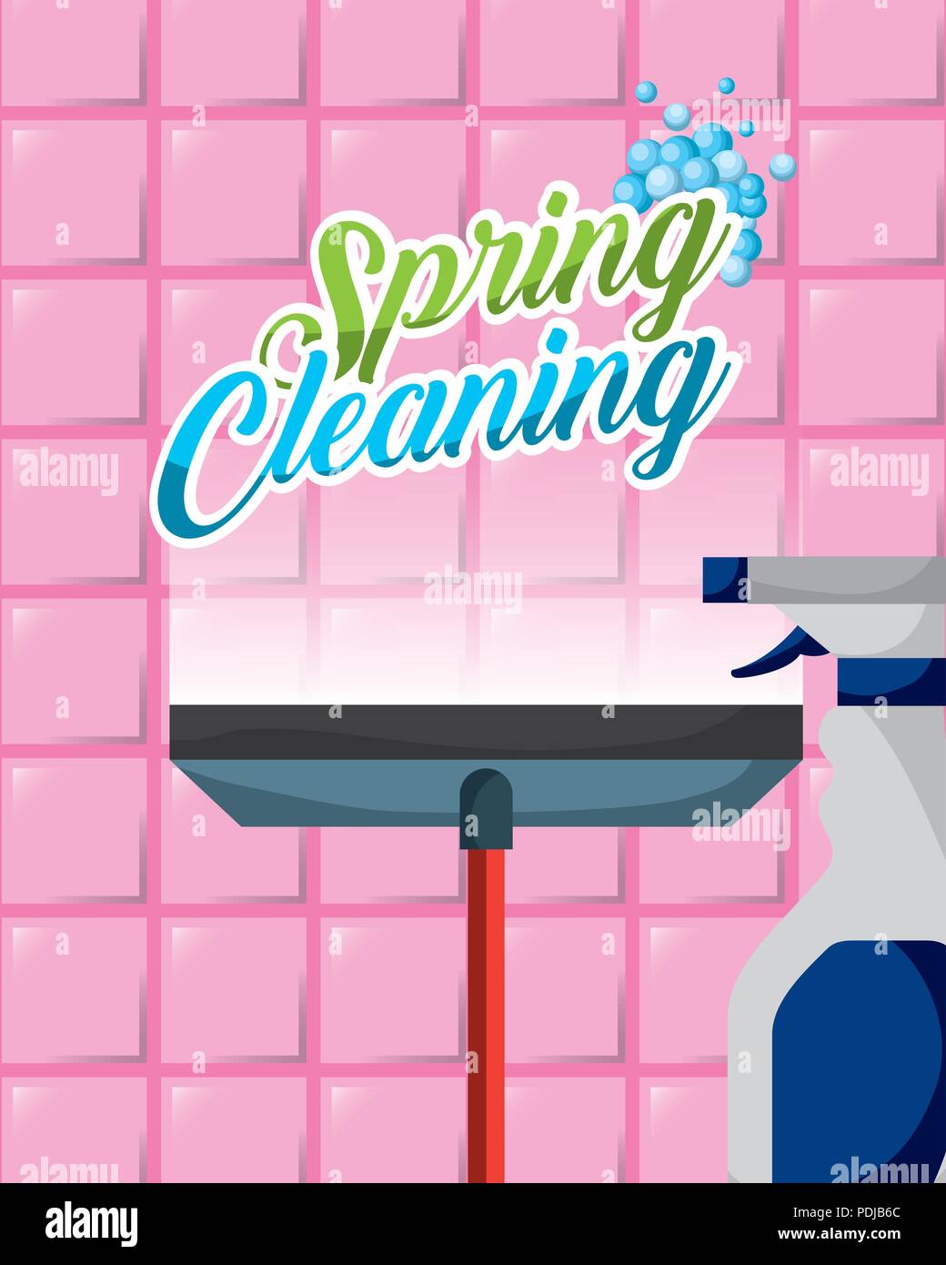 spring cleaning concept Stock Vector Image & Art - Alamy