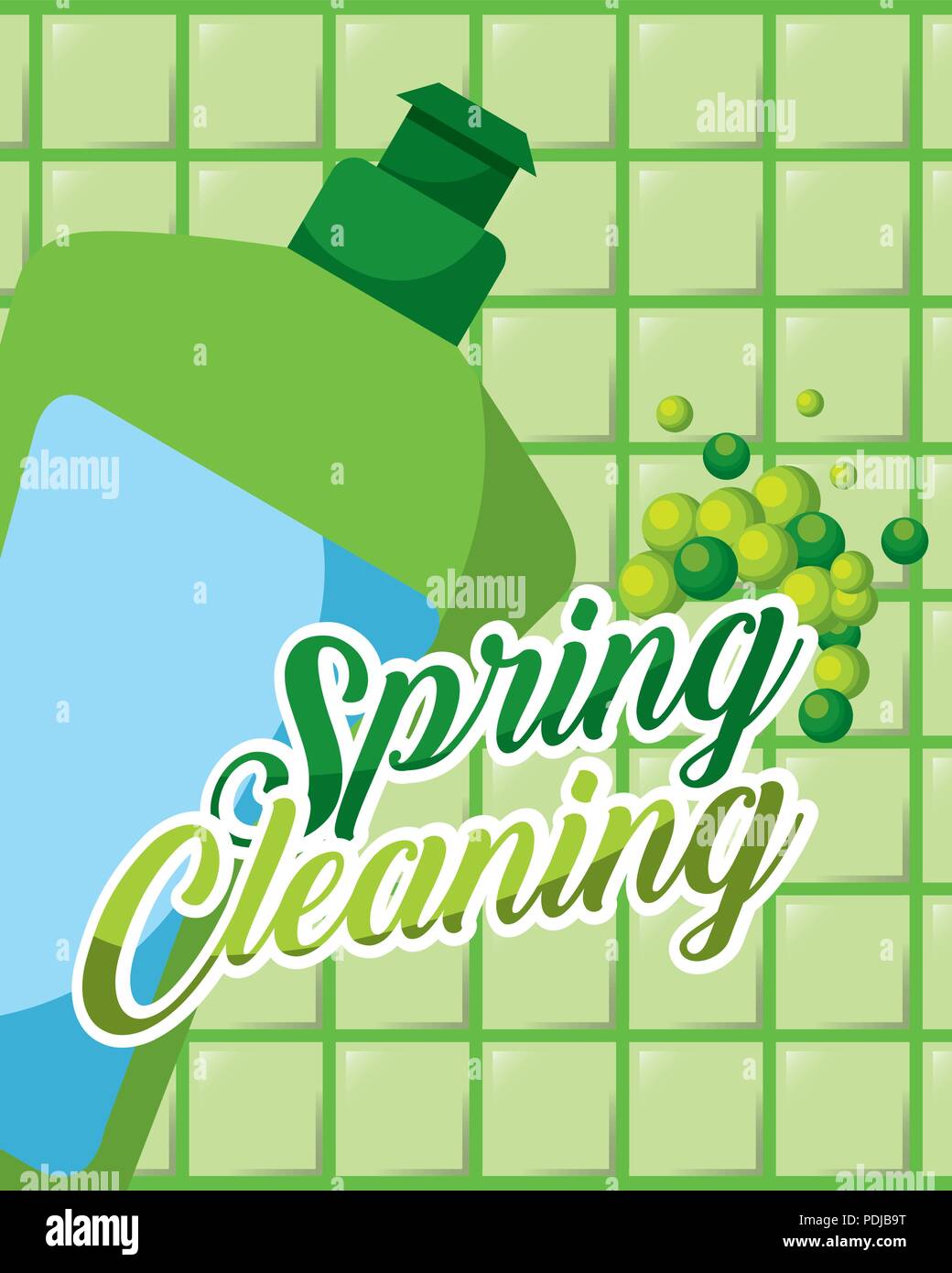 spring cleaning concept Stock Vector Image & Art - Alamy