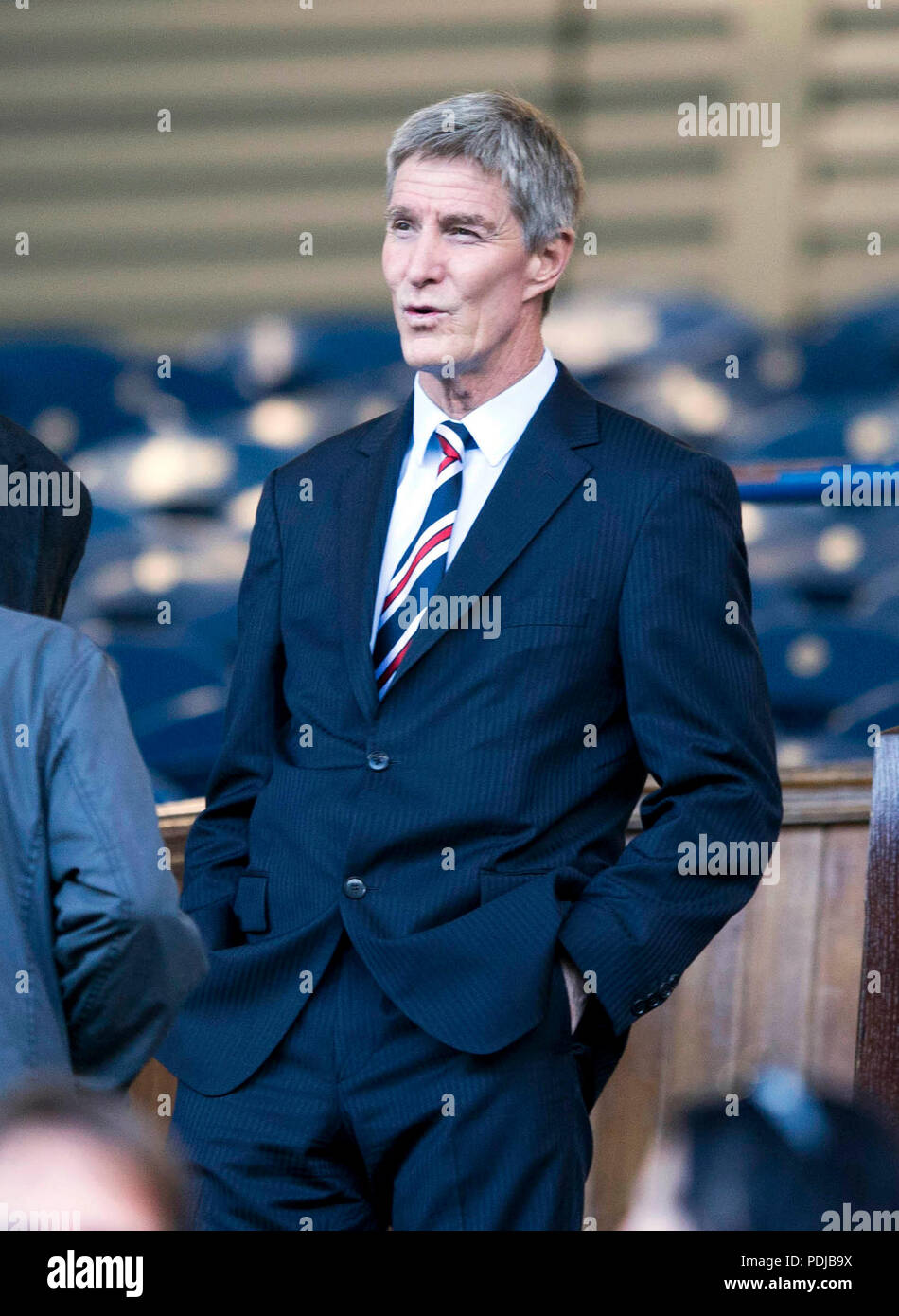 Rangers former captain Richard Gough during the UEFA Europa League ...