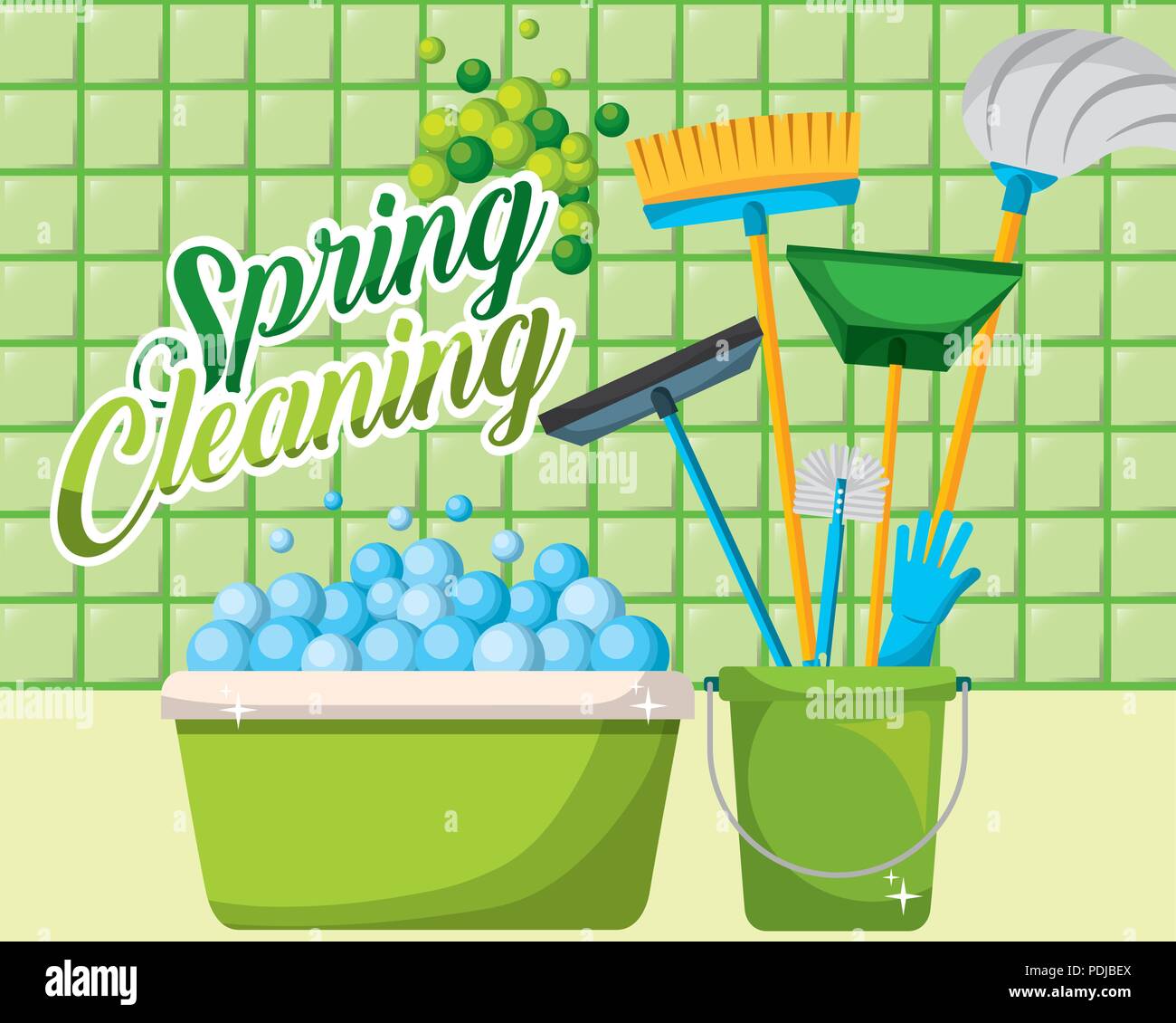 Spring basin Stock Vector Images - Alamy