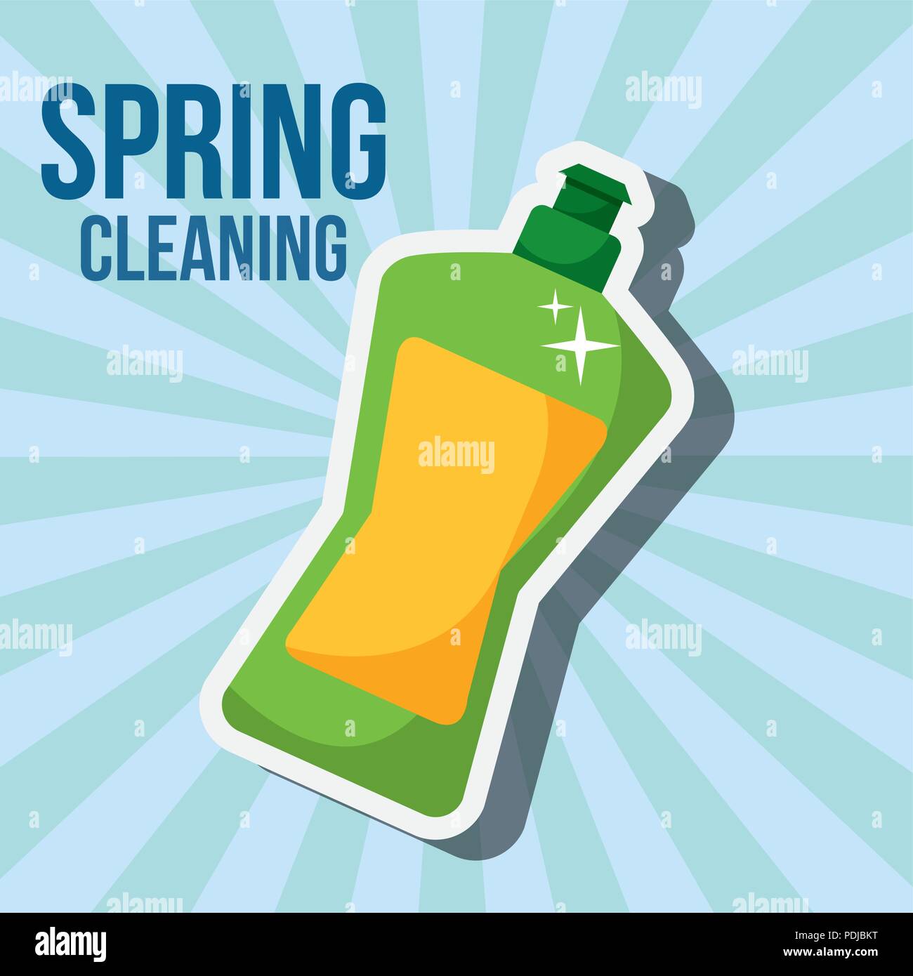 spring cleaning concept Stock Vector Image & Art - Alamy