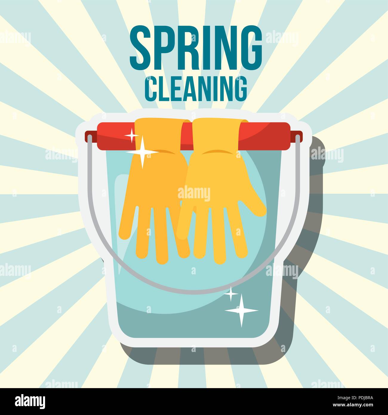 spring cleaning concept Stock Vector Image & Art - Alamy
