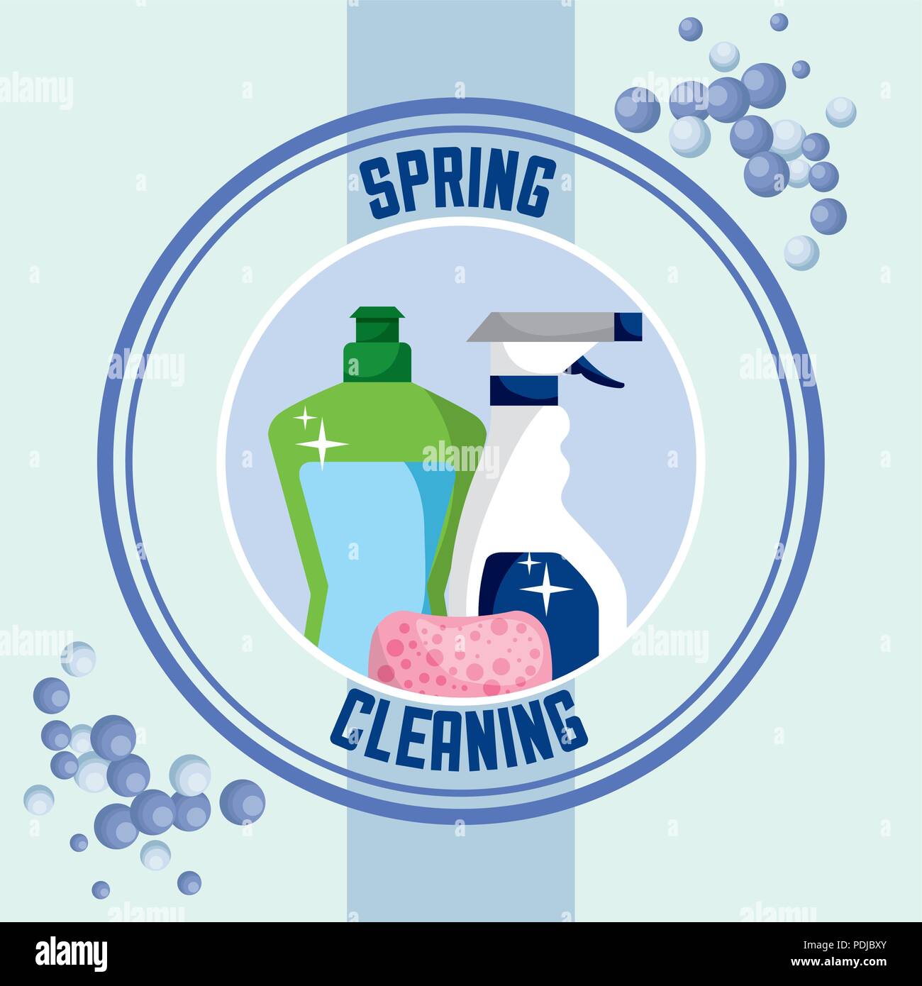 spring cleaning concept Stock Vector Image & Art - Alamy