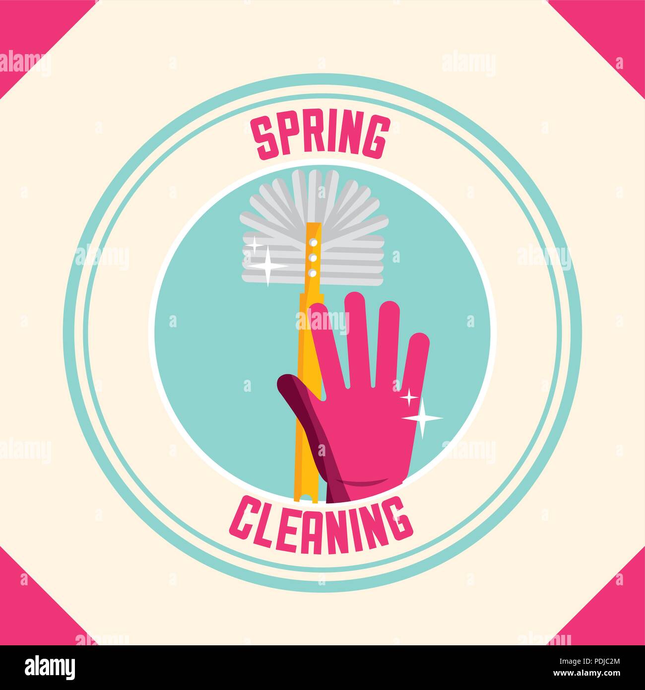 spring cleaning concept Stock Vector Image & Art - Alamy