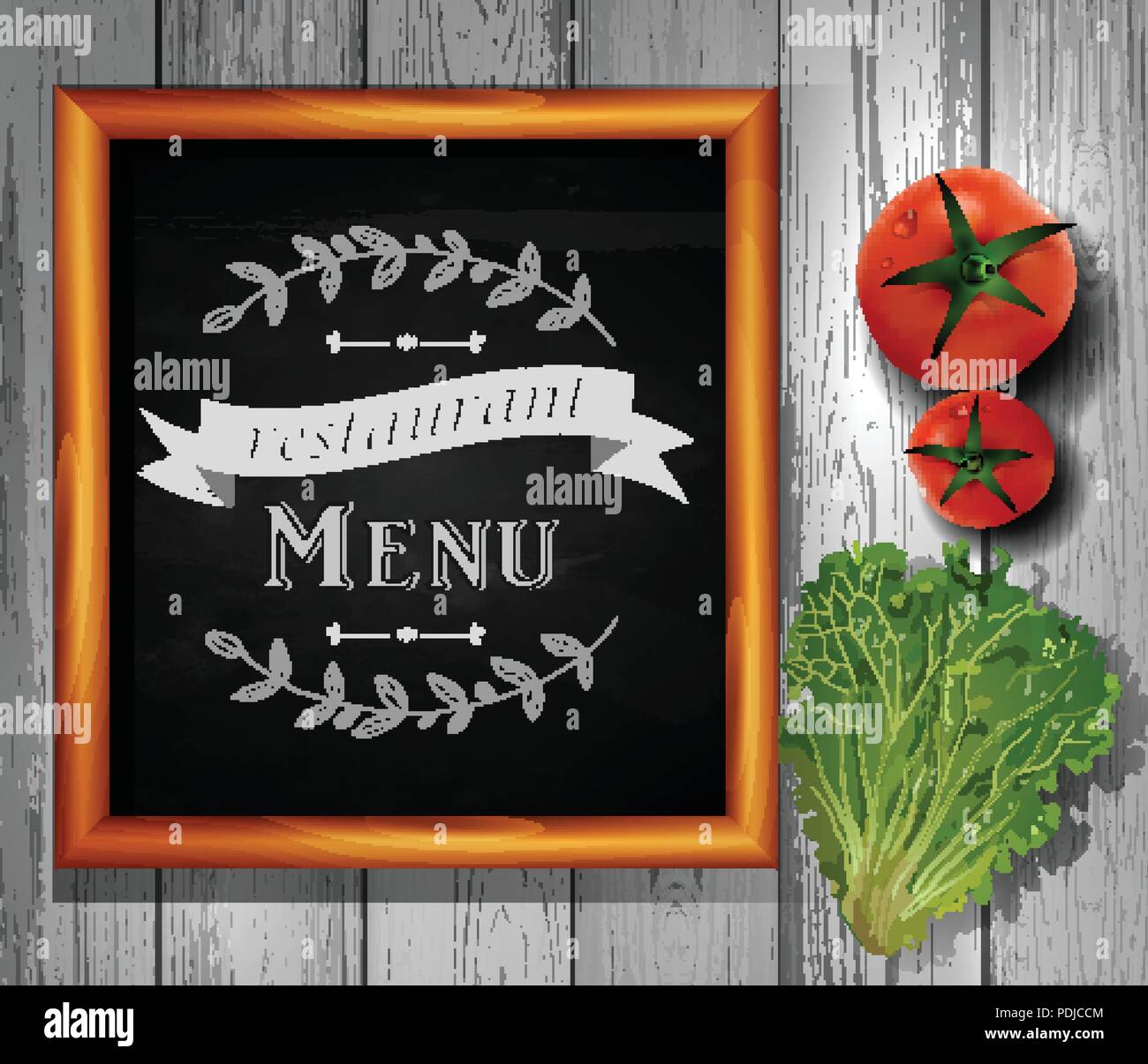 Restaurant menu board Restaurant menu bulletin board Stock Vector Image ...