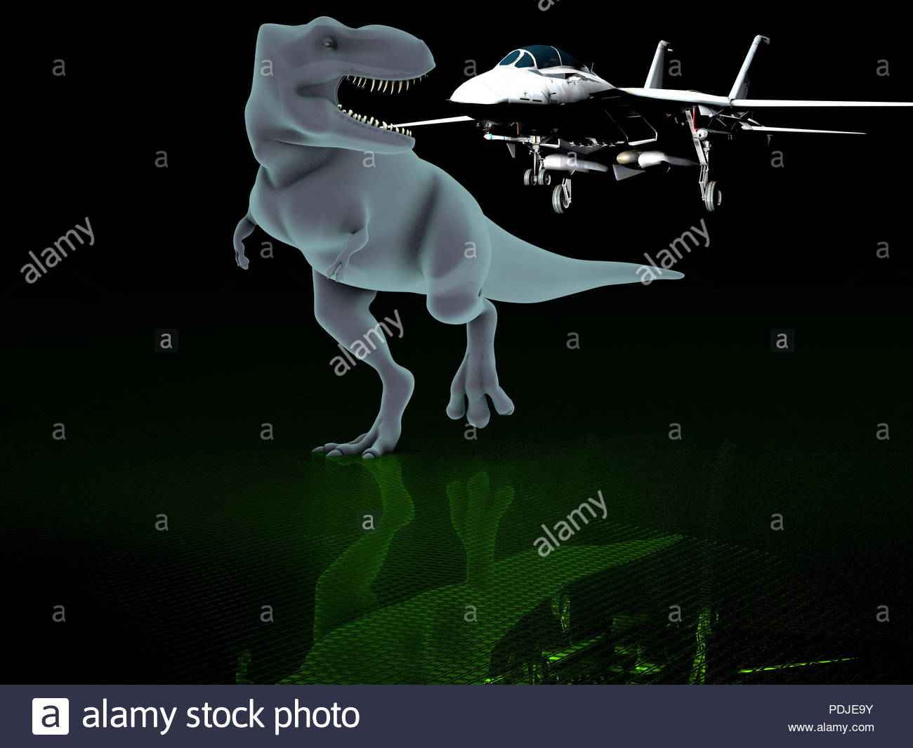 Side View Tyrannosaurus Rex Dinosaur Stock Photos & Side View ...