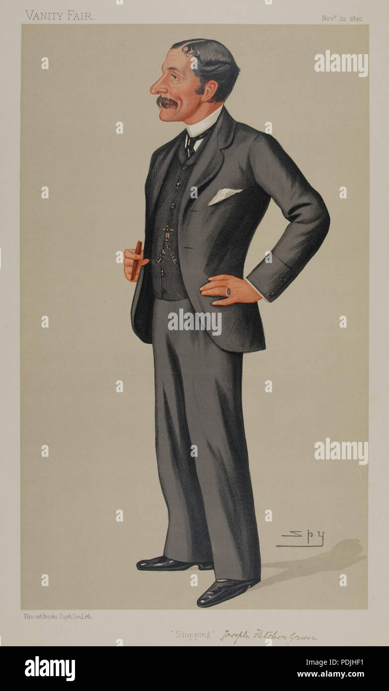 19 Joseph Fletcher Green Vanity Fair 22 November 1890 Stock Photo - Alamy
