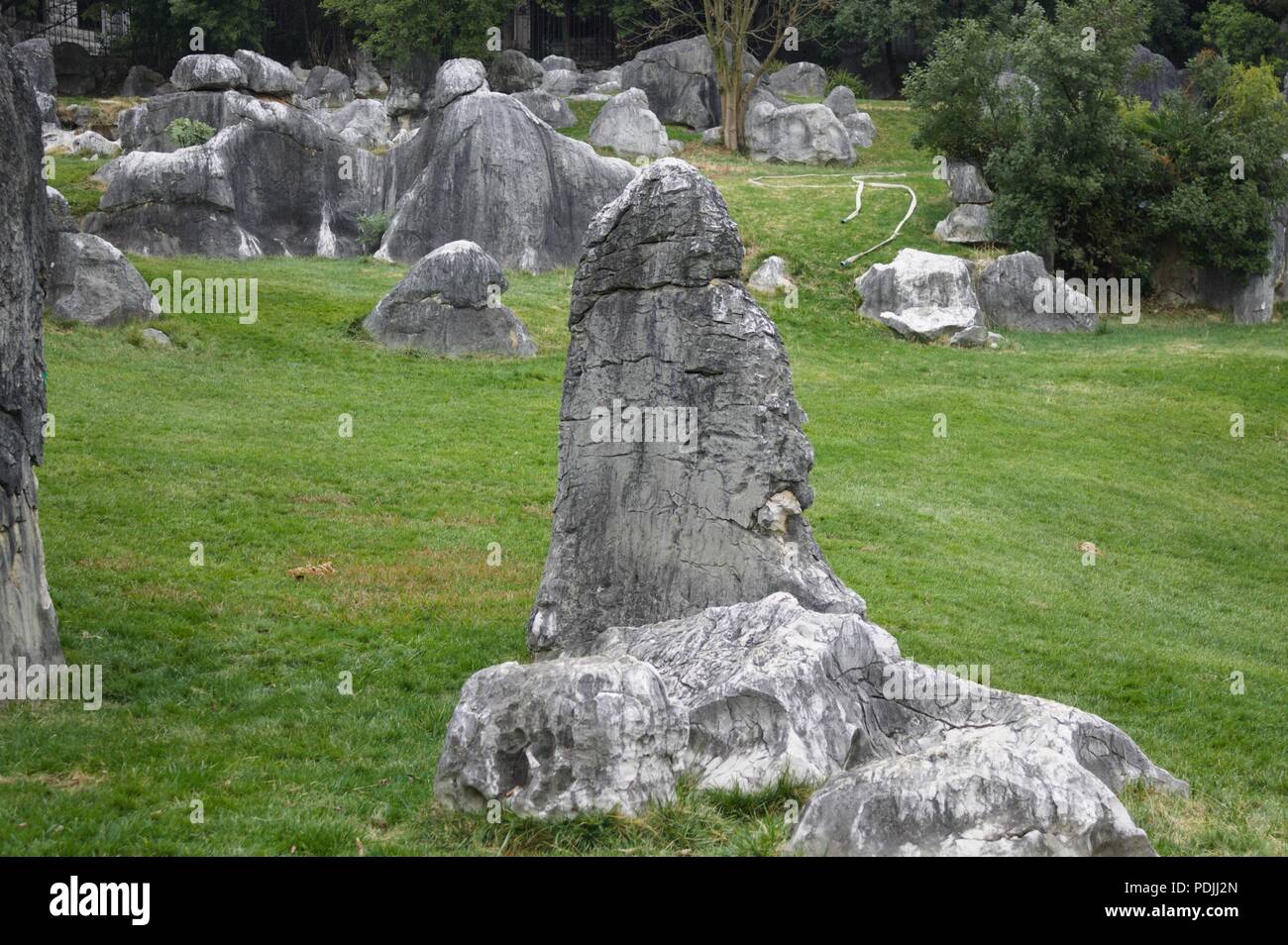 Stone Forest Scenic Area - Shilin (Kunming, Yunnan, China Stock Photo ...