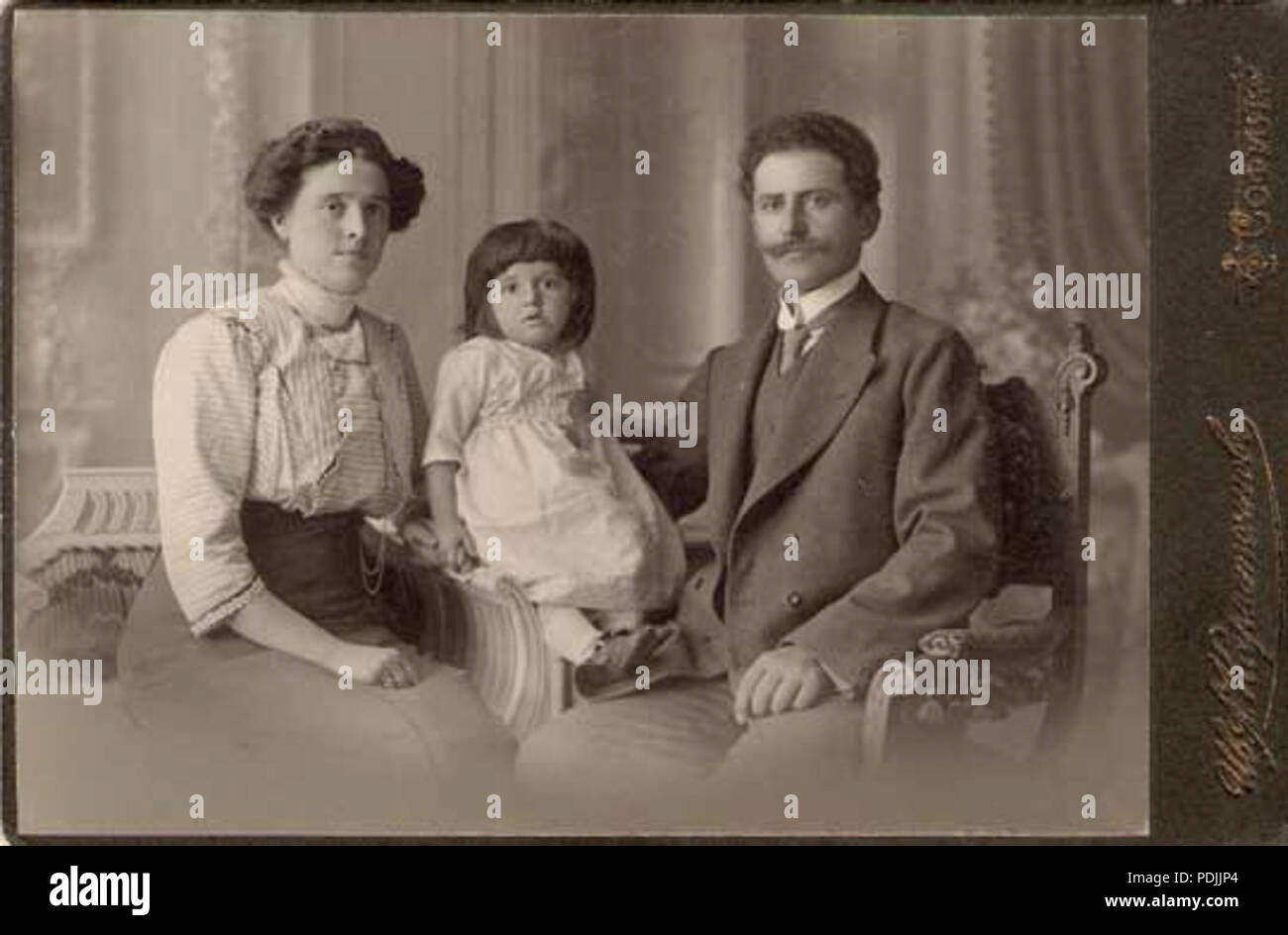 367 Vasil Chekalarov with his family Stock Photo - Alamy