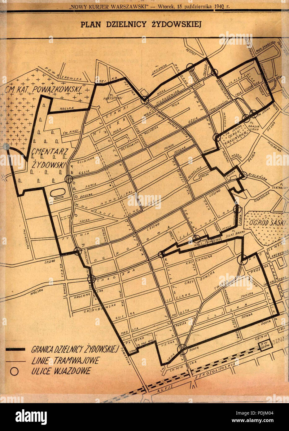 Ghetto map hi-res stock photography and images - Alamy